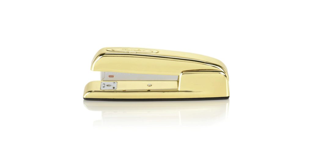 Swingline gold stapler | Aunti Cindi Presents